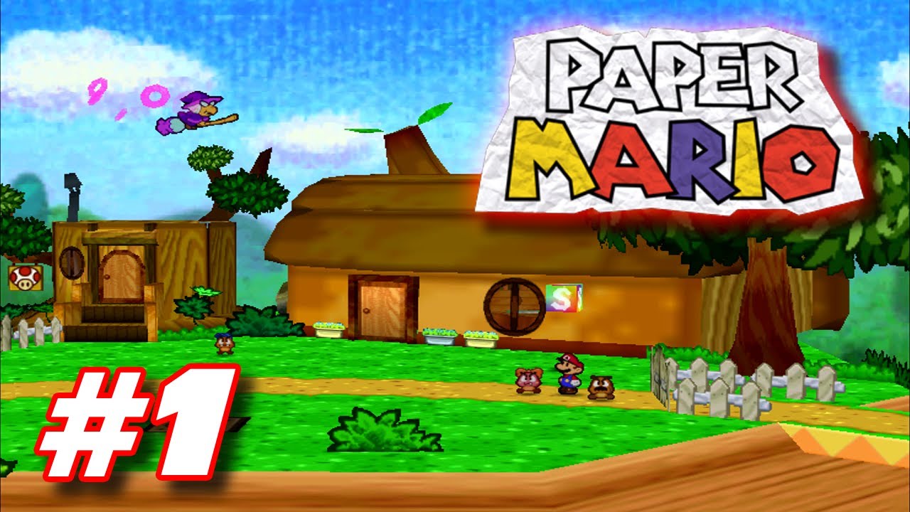 Paper Mario Playthrough - Part 1 - YouTube
