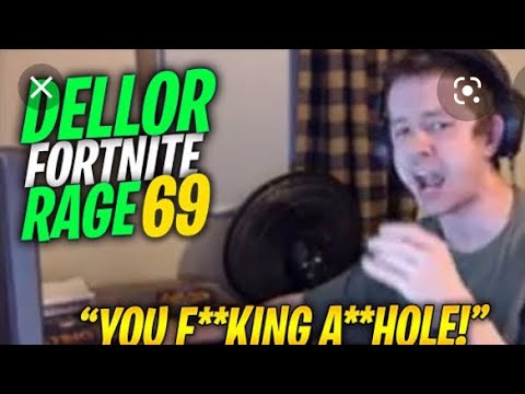 Dellor fortnite rage compilation - YouTube