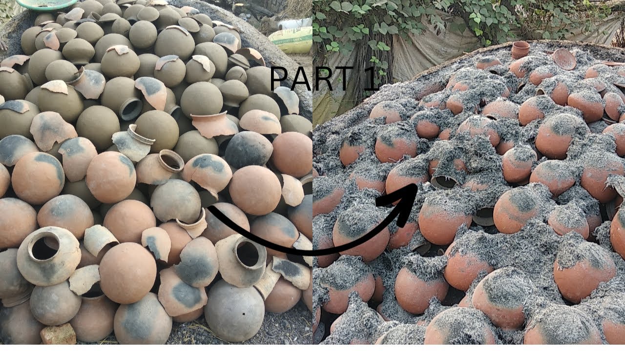 Pot Making With CLAY; Amazing Talent of Indian Potter in Village ...
