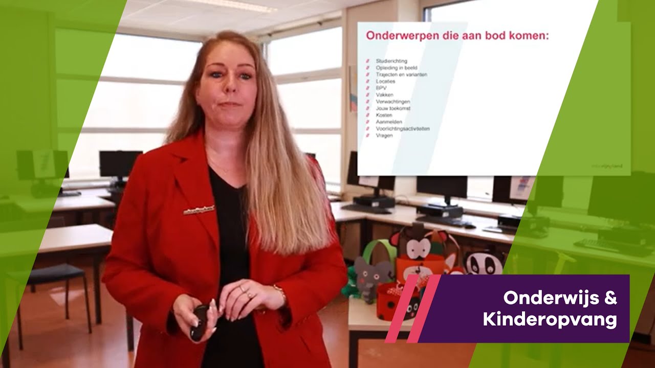 Onderwijsassistent | Welzijn | Alphen aan den Rijn | mbo Rijnland - YouTube