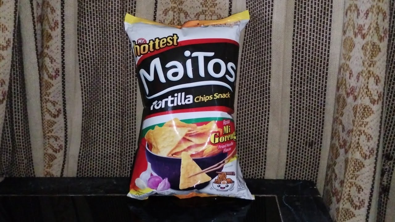 Review Produk #3688: Maitos Tortilla Chips Snack Rasa Mi Goreng - YouTube