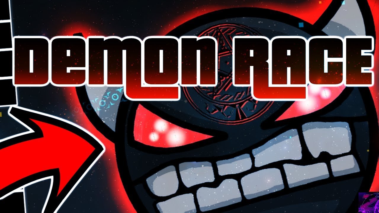 Geometry Dash EPIC RACE ~ 3 NOSTALGIC DEMONS Ft. Friends - YouTube