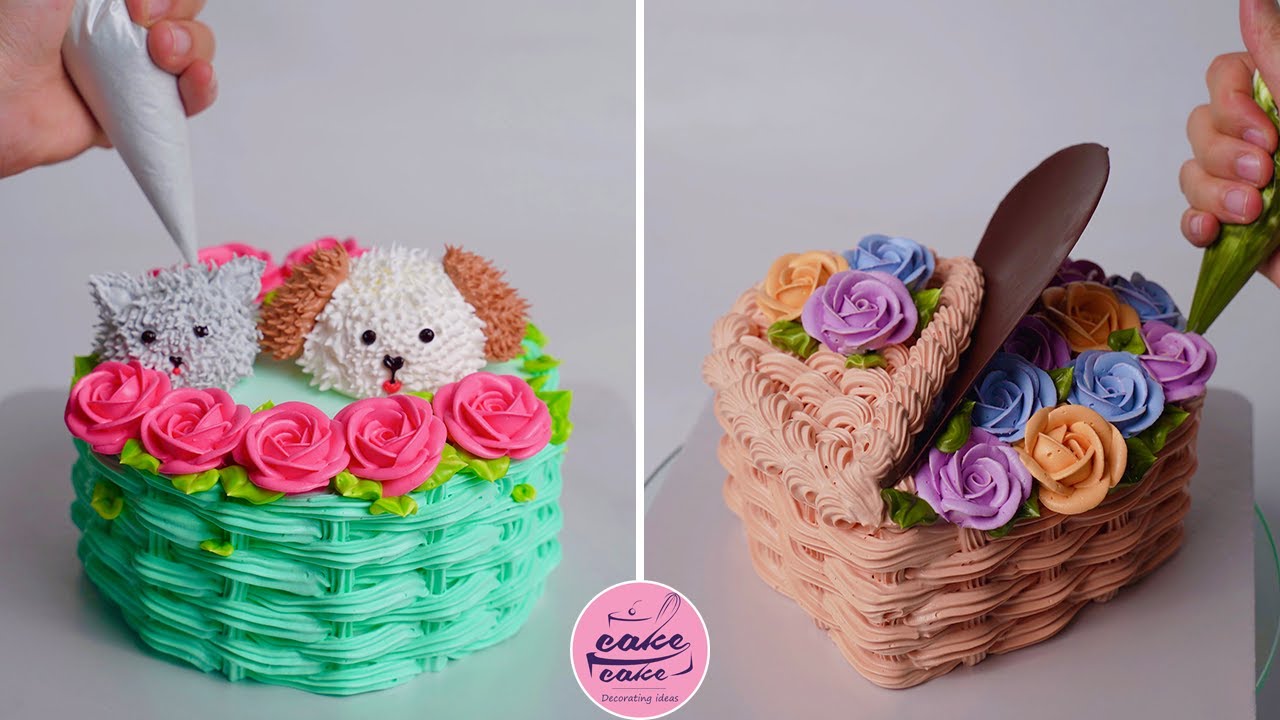 A Cute Dog and Cat Cake Decorating Ideas For Cake Lovers | Heart Cake ...
