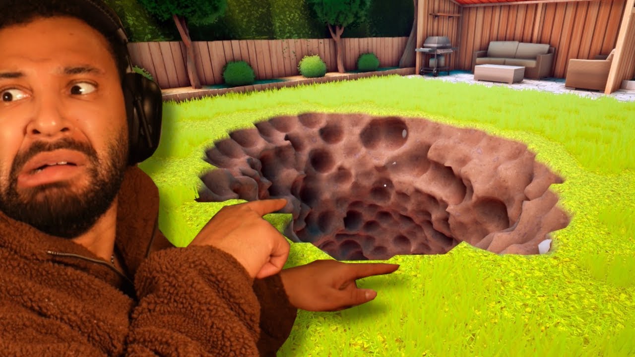 Wir GRABEN ein Loch! Aber wenn der Nachbar uns SIEHT ruft er die ...