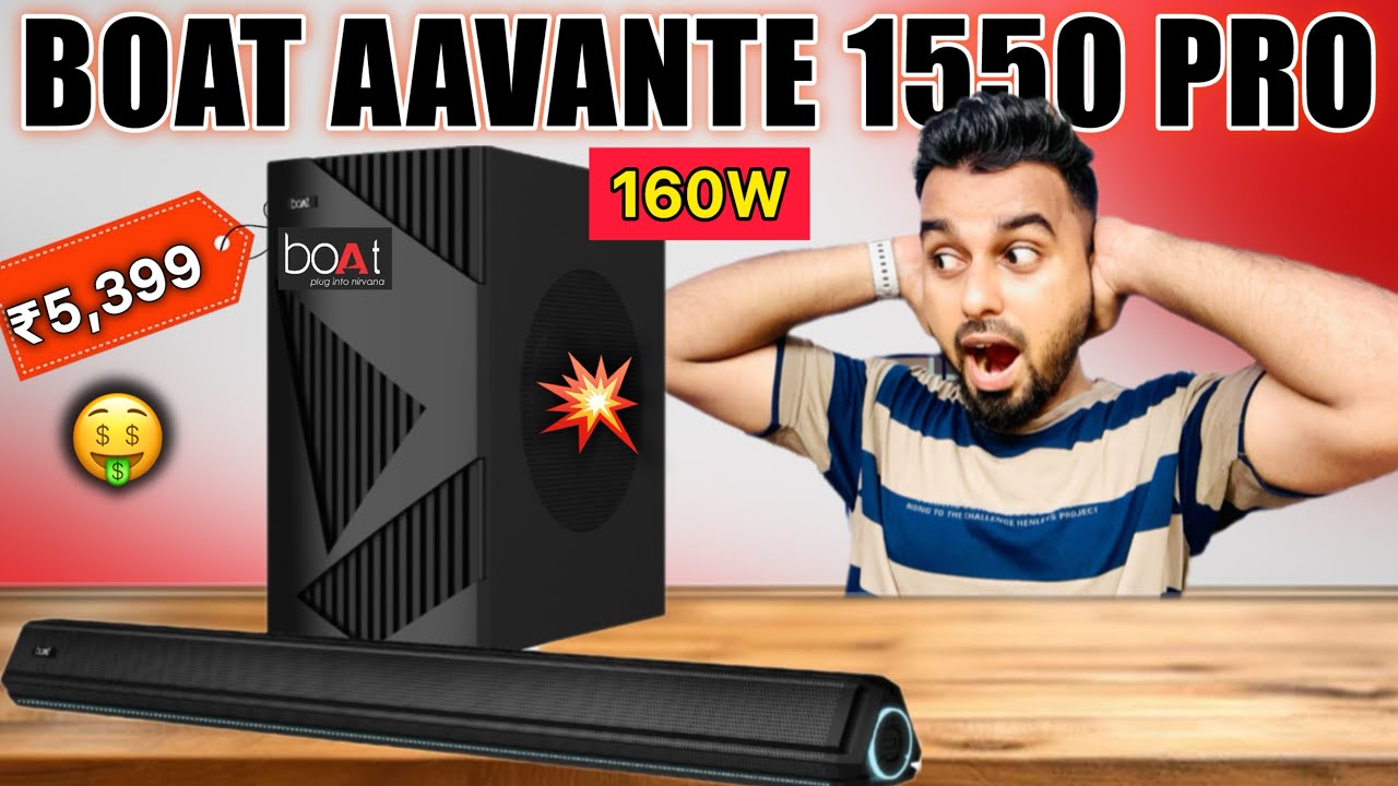 Crazy LOUD😍- Boat Aavante Bar 1550 PRO 160W Soundbar | Unboxing ...