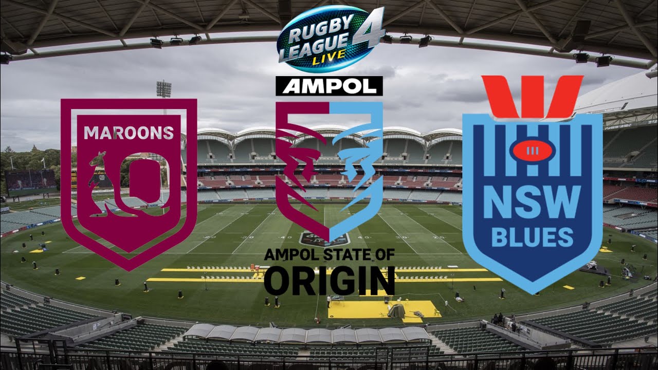 Rugby League Live 4 | QLD Maroons v NSW Blues Game 1 - NRL State Of ...