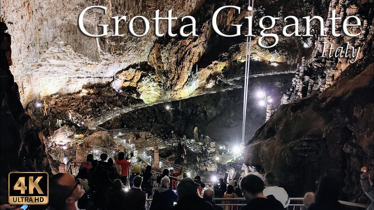The Grotta Gigante (Giant Cave) - Italy Walking Tour - YouTube