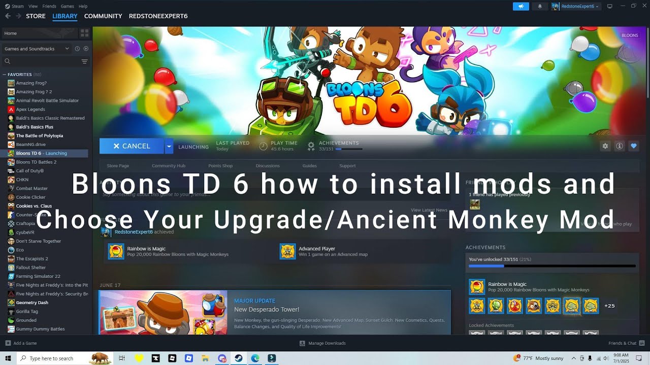 How to install the Choose Your Upgrade Mod (Ancient Monkey) (Also how ...