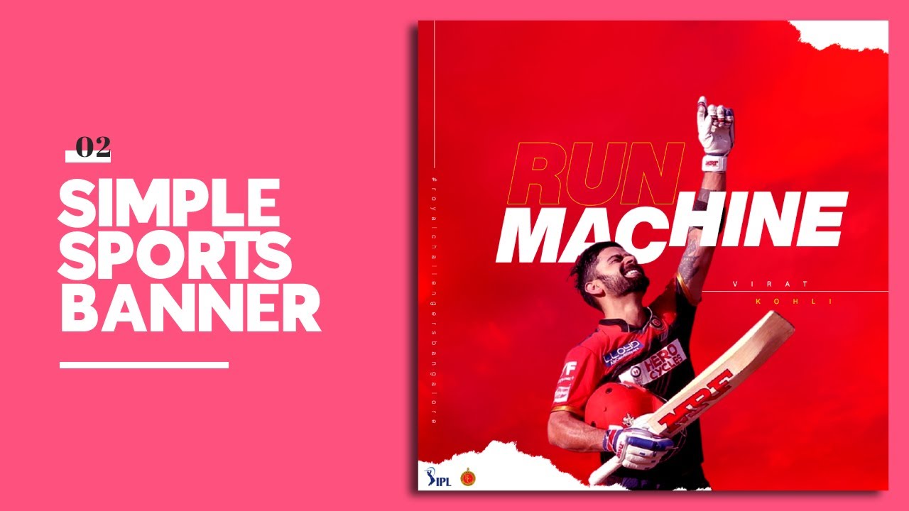 Simple Sports Banner 02 - YouTube