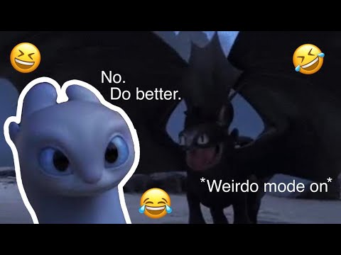 I edited the iconic httyd 3 flirting fail scenes. #httyd #httyd3 # ...