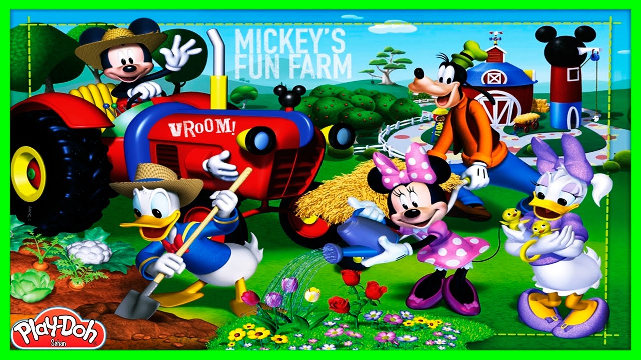 Mickey Mouse Clubhouse - Mickeys Fun Farm Puzzle Games - YouTube