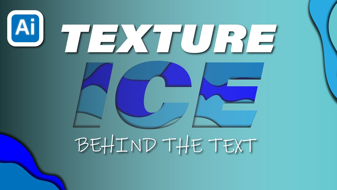 "Create (BACKGROUND TEXTURE) Behind The (TEXT) in Illustrator Cc ...
