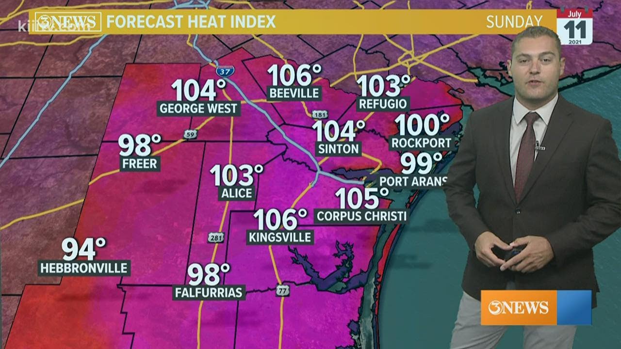 Joe DeCarlo South Texas Weather Forecast 07-11-2021 AM - YouTube
