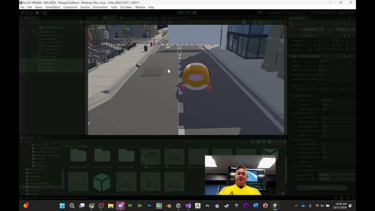 DET 260 - Game Engines - Unity Go VROOM! - YouTube
