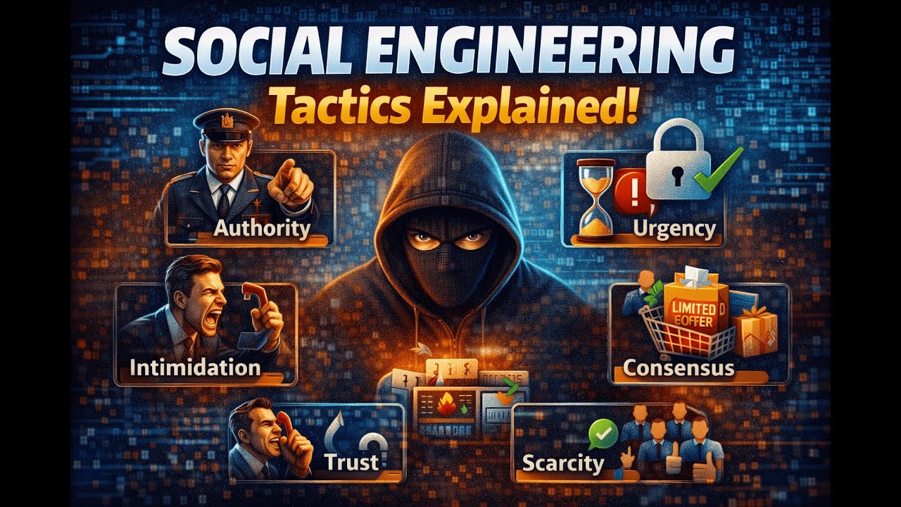Social Engineering Tactics Explained | Authority, Urgency, Trust ...