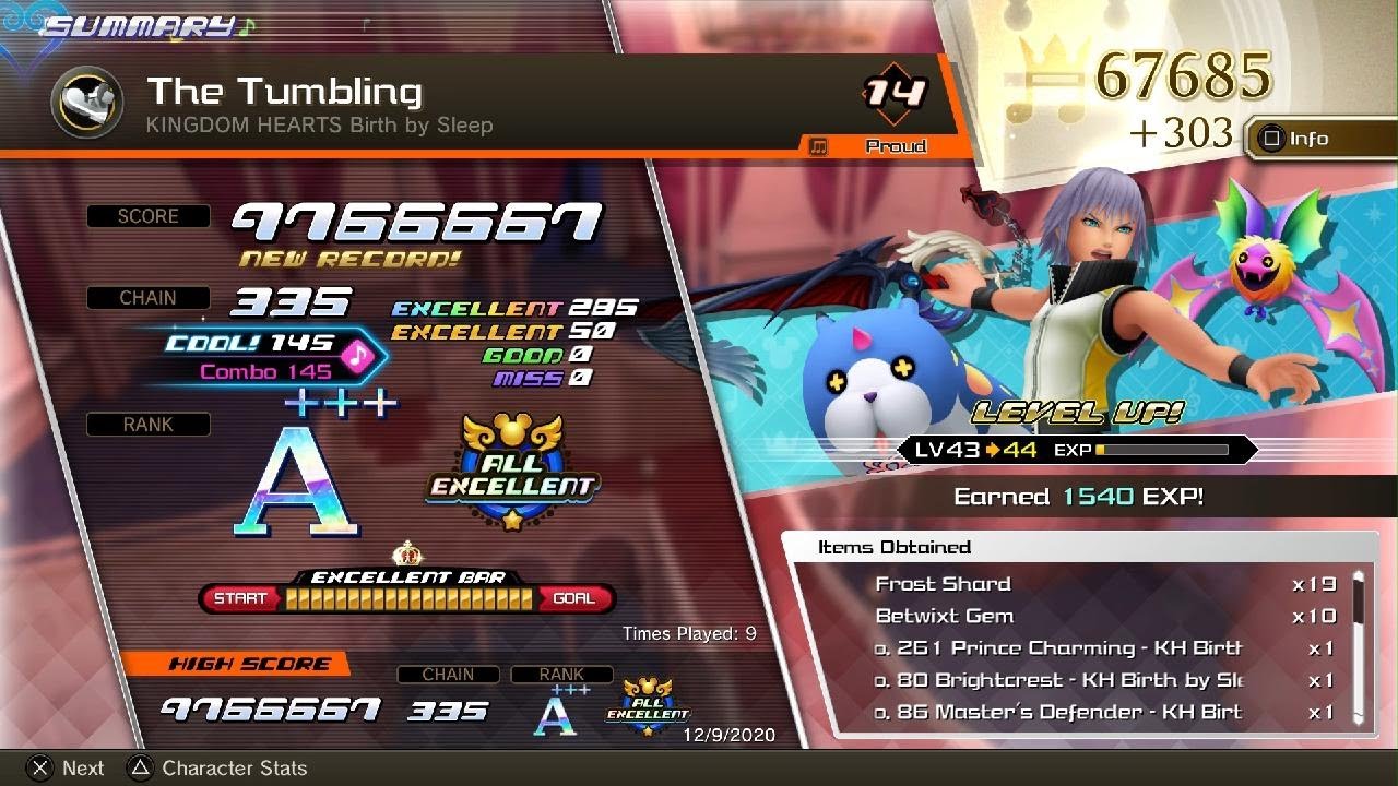 KH: Melody of Memory | The Tumbling: Proud Performer All Excellent ...