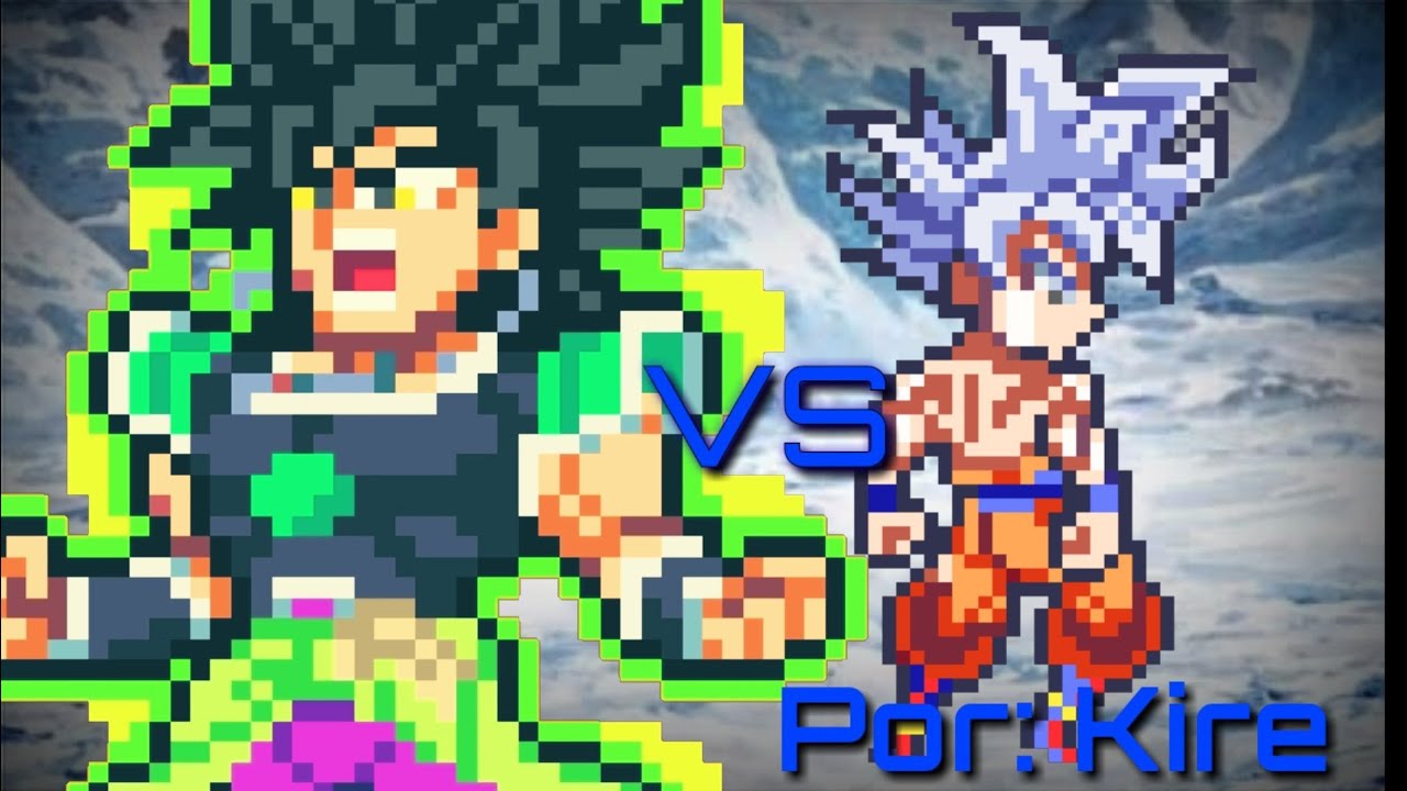Sprite animation - MUI Goku VS DBS Broly (Feito no Android) - YouTube