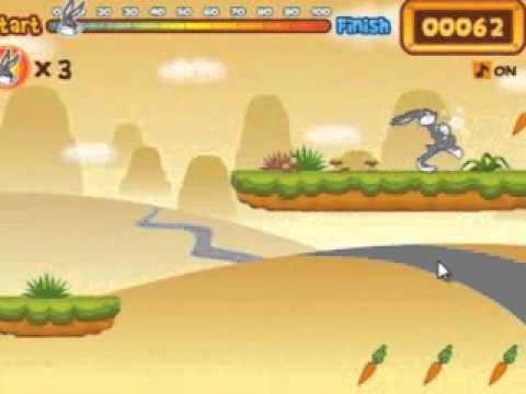 bugs bunnys hopping carrot hunt
