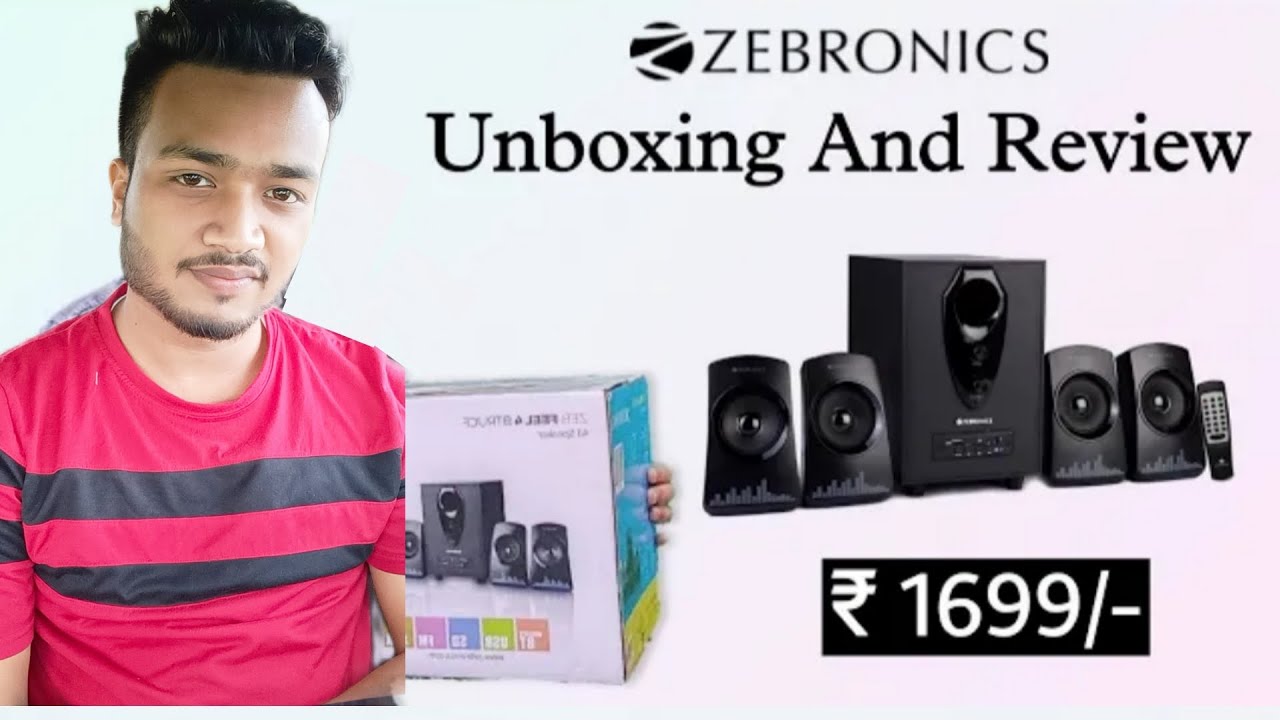 ZEBRONICS ZEB-FEEL 4 60W Bluetooth Home Theater | SD Card | USB | AUX ...