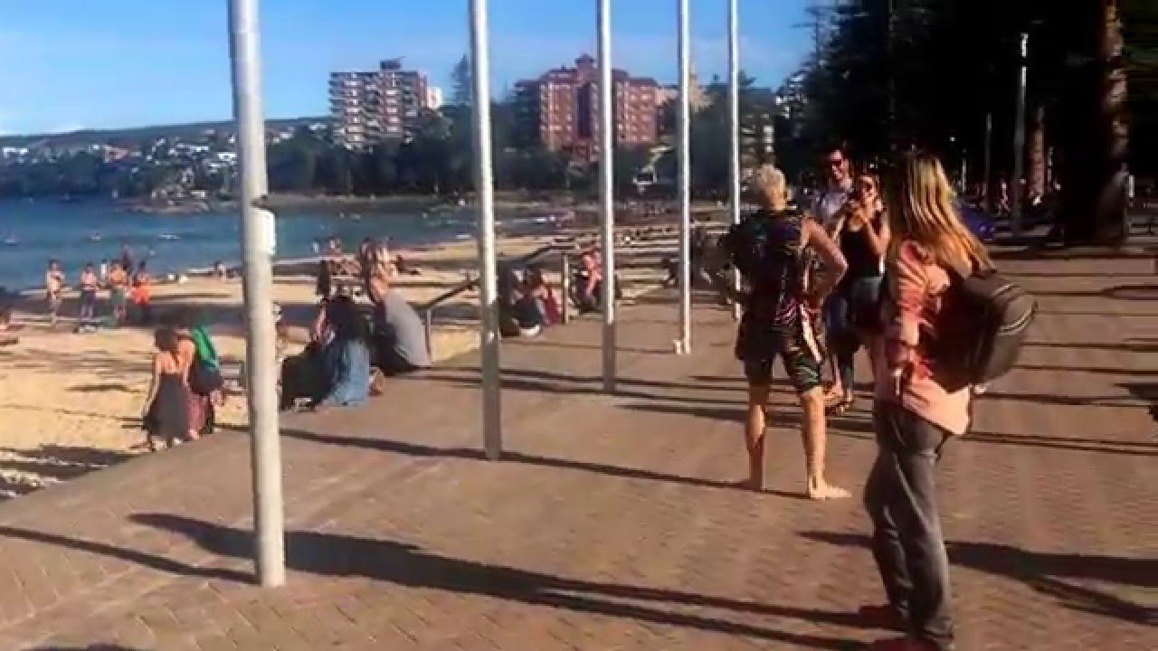 Sexy and I know it LMFAO - Spandy Andy sexy dance at Manly Beach ...