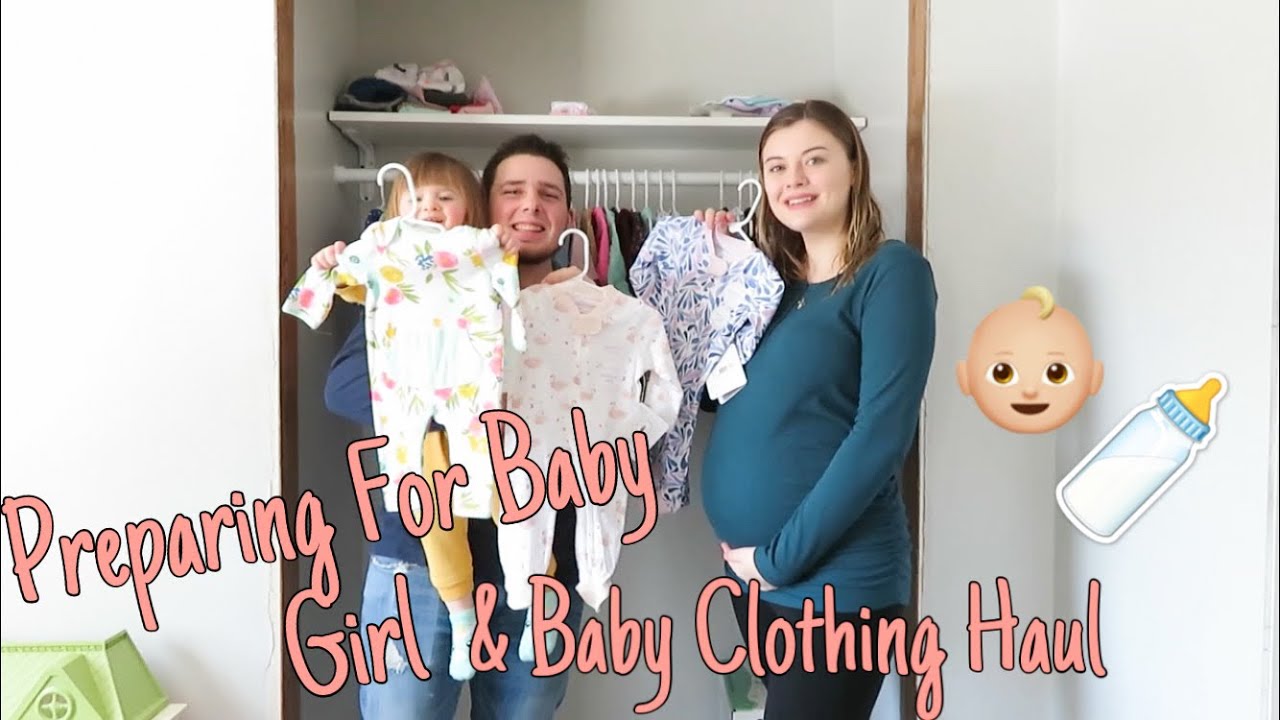Preparing For Baby Girl & Baby Clothing Haul | Teen Mom Vlog - YouTube