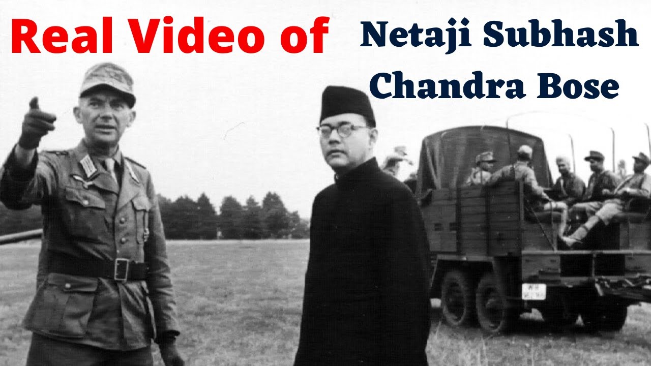 Real Video of Netaji Subhash Chandra Bose || Netaji Subhash Chandra ...