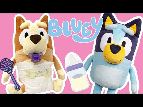 🍼 Big Sister Bluey helps care for Baby Bingo 🎀  Bluey Bingo Toys Disney 💙 Full Episode Pretend Play!