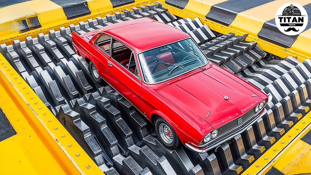 Most Insane Shredding Machines That Destroy Everything | Fastest Car ...