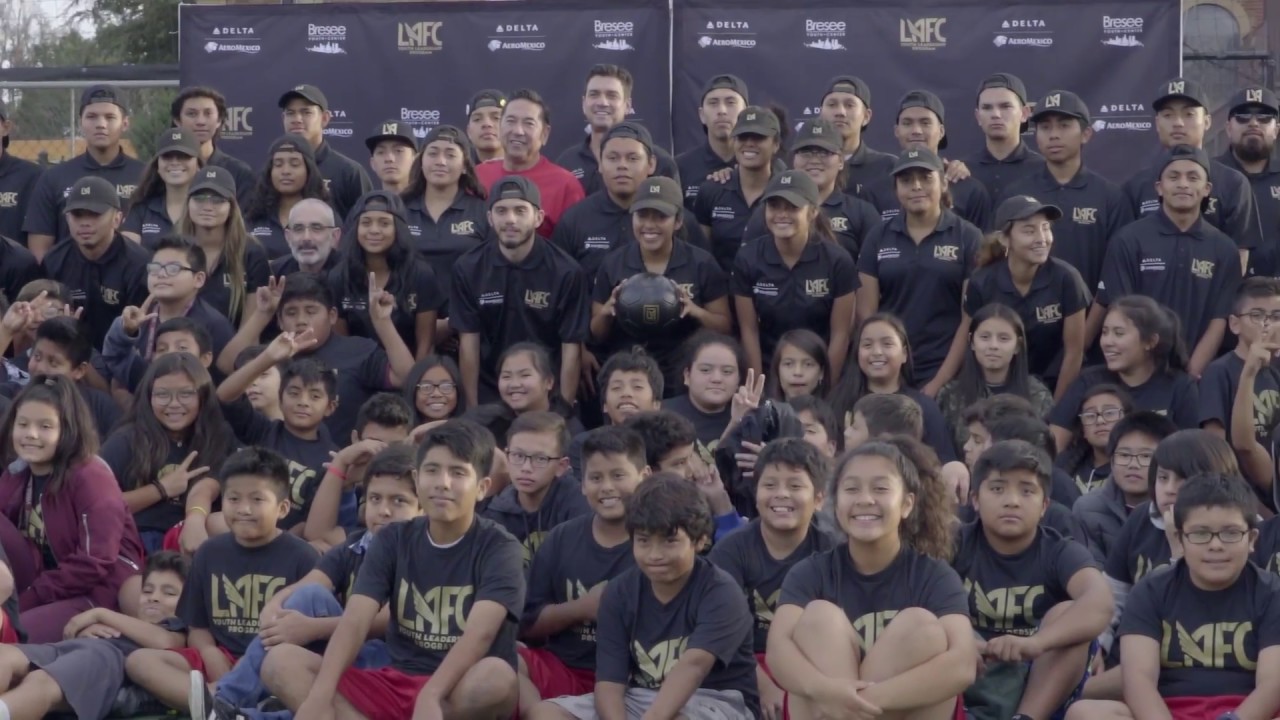 LAFC Announces Youth Leadership Program - YouTube