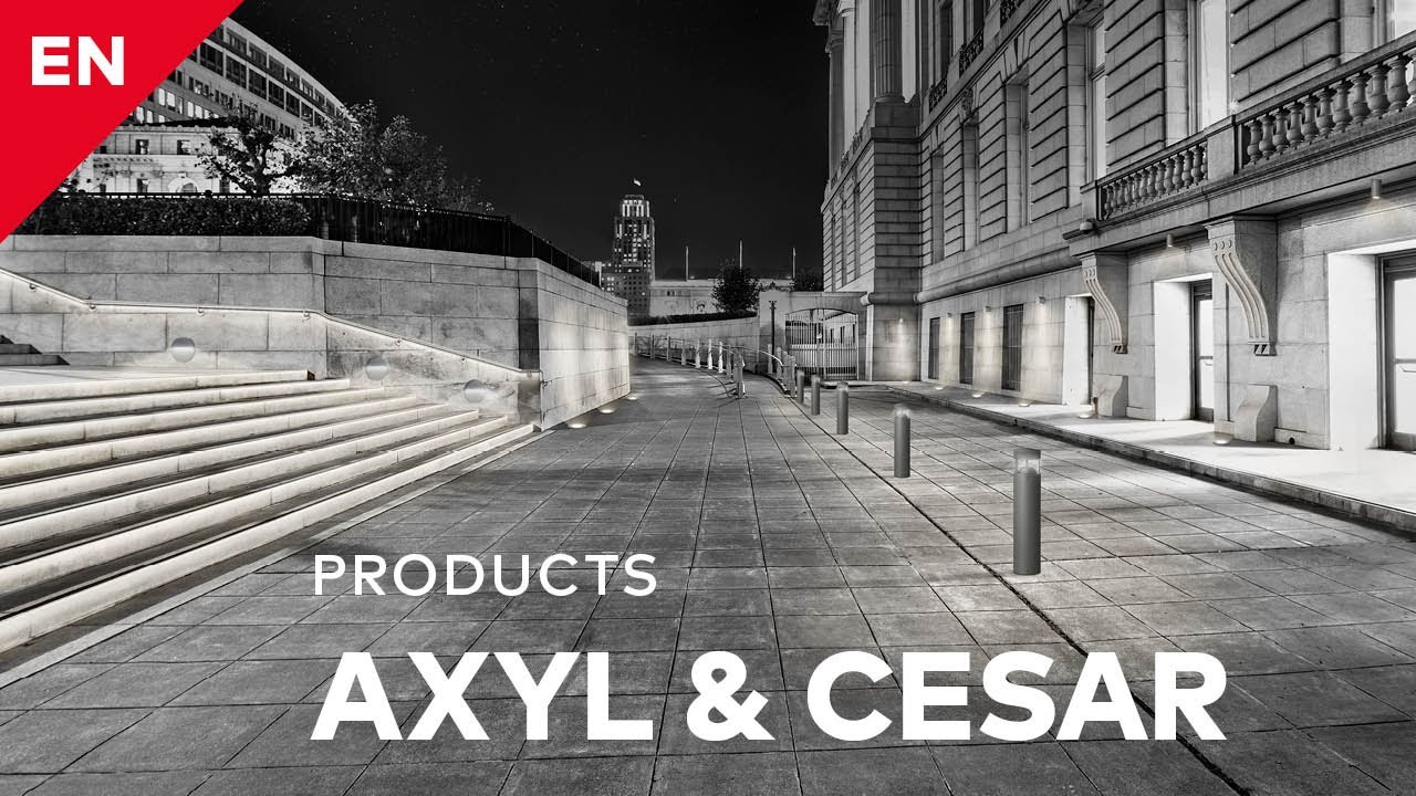 Thorn Axyl and Cesar Architectural Outdoor Luminaire range - YouTube