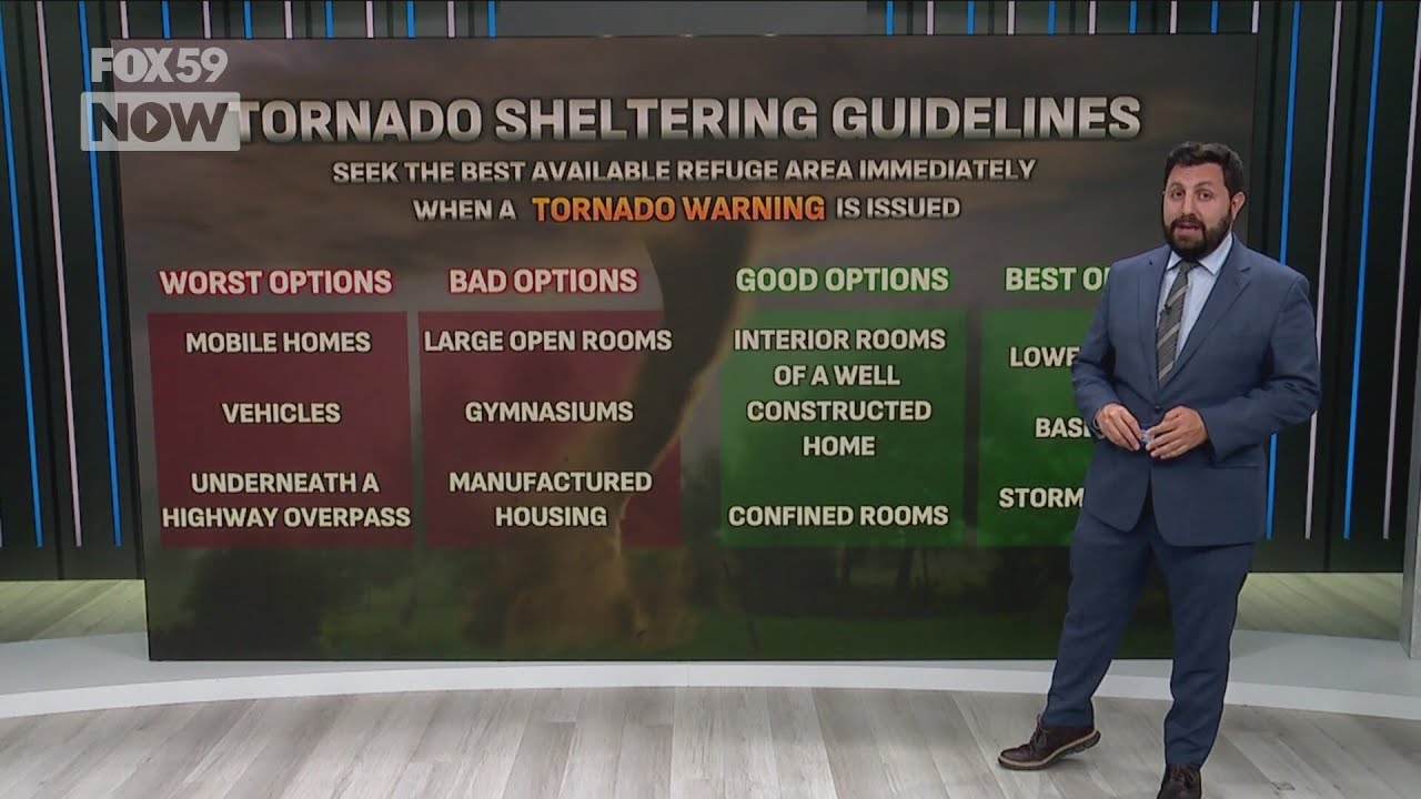 Tornado tips: How to stay safe during a shelter-in-place - YouTube