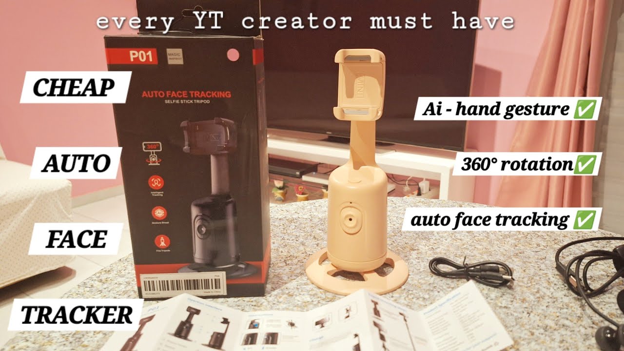 PO1 CHEAPEST AUTO FACE TRACKER that I knew so far! #temu #unboxing a ...