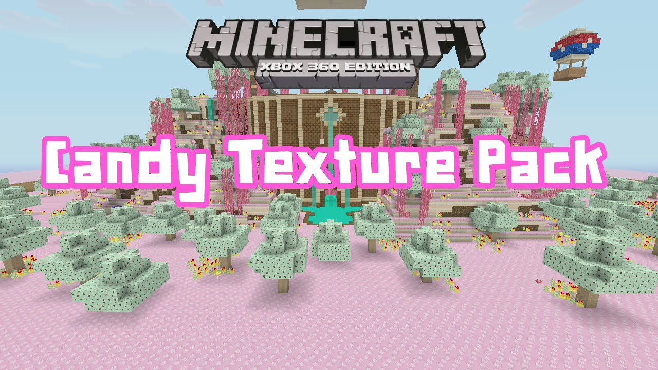 Minecraft Xbox 360 - Candy Texture Pack - YouTube