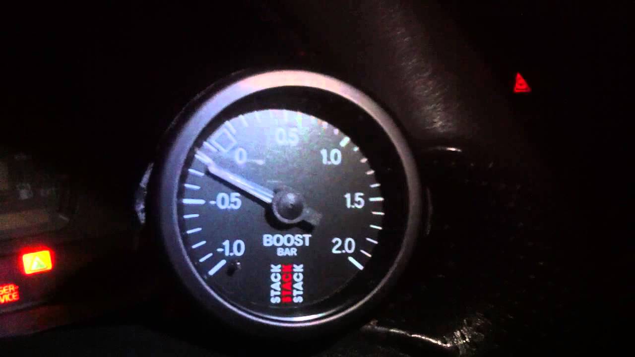 Stack ST3111 boost gauge - YouTube