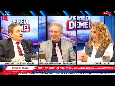 İç ve Dış Politika Gündemi | Ahmet Akın, Faik Burakgazi, Nil Sezer ile Demedi Deme