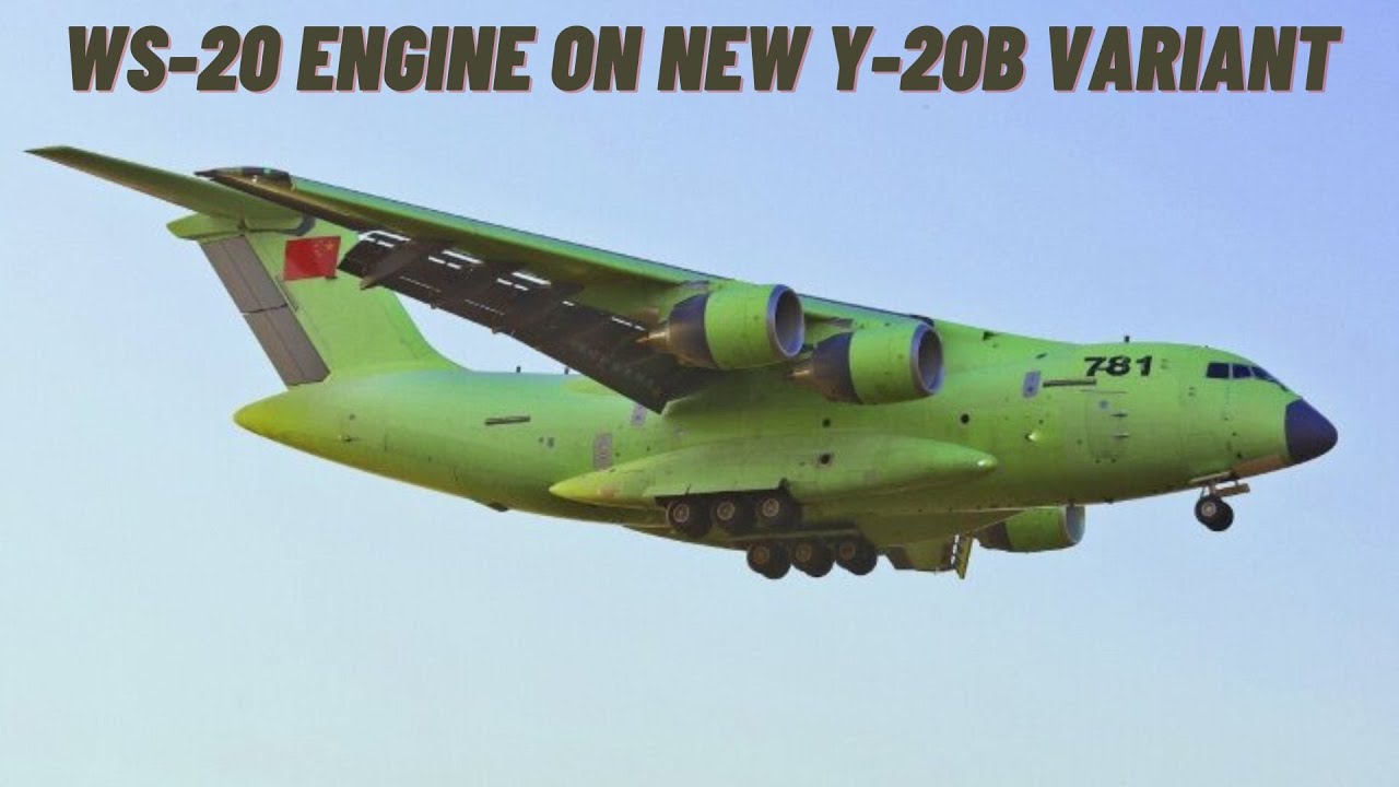 WS-20 Engine for Y-20B Heavy Transport Aircraft! WS-20 Engine Testing ...