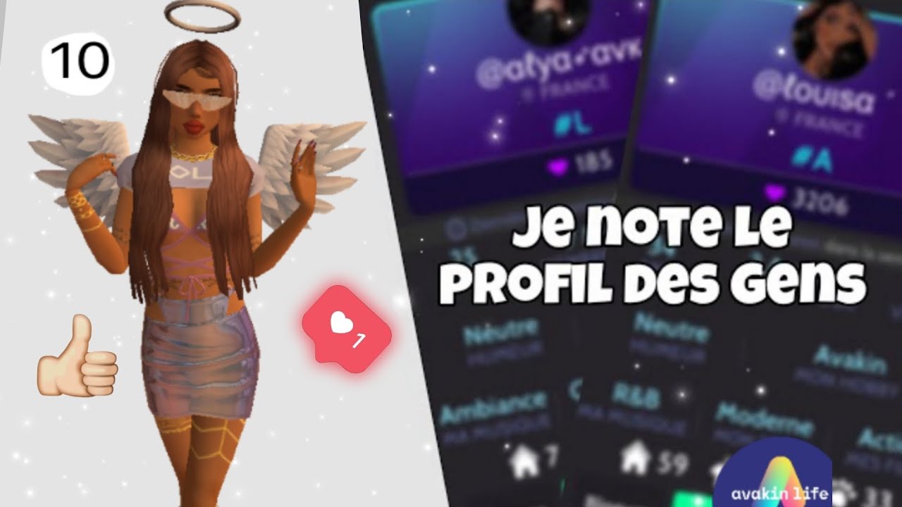 AVAKIN LIFE | Je note le profil des gens ️🌹🤩 - Léa avkn - YouTube