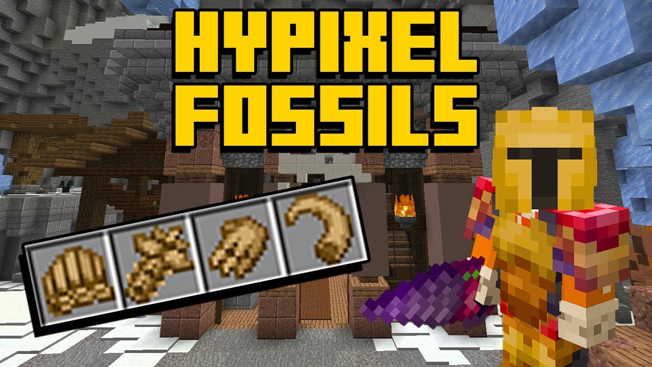 Fossil Hunting in Hypixel Skyblock - YouTube