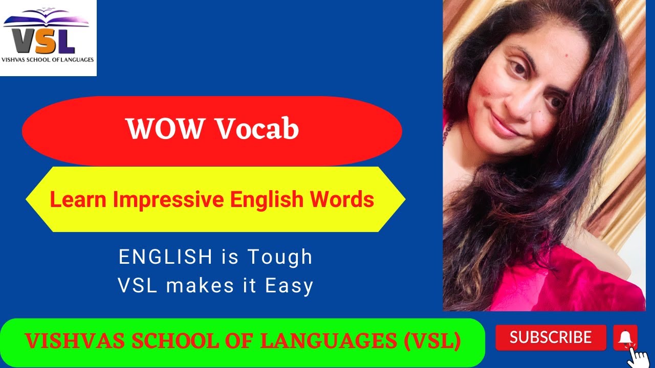 WOW VOCAB | English Speaking Practice | Learn English from Experts ...