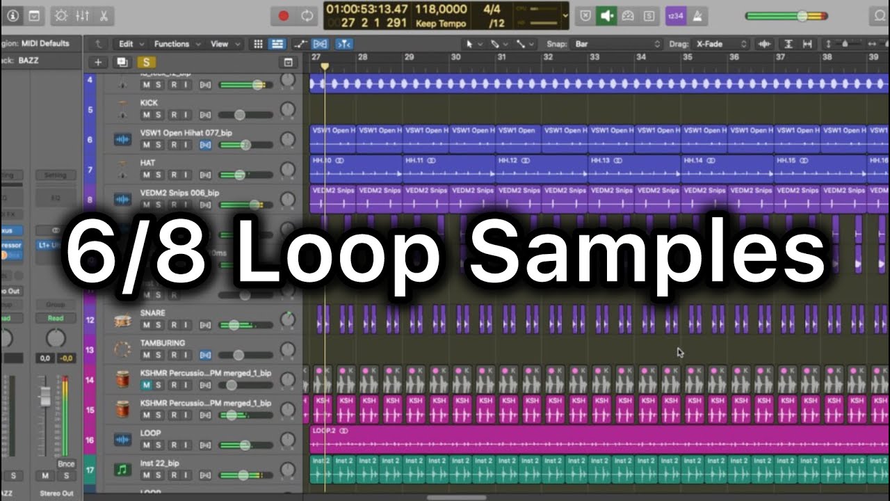#6/8 #Loop #Samples #DILNUR_STUDIO - YouTube