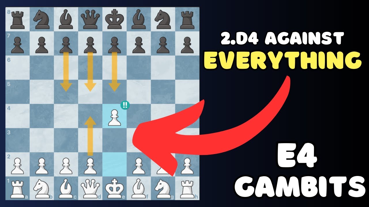 3 E4 Gambits to CRUSH Chess Beginners - YouTube