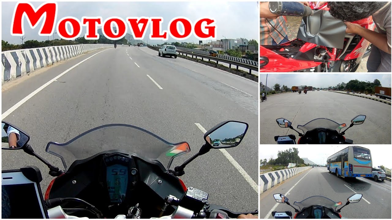 MOTOVLOG GOING TO STICKER MODIFIED APPACHE RR 310 - YouTube
