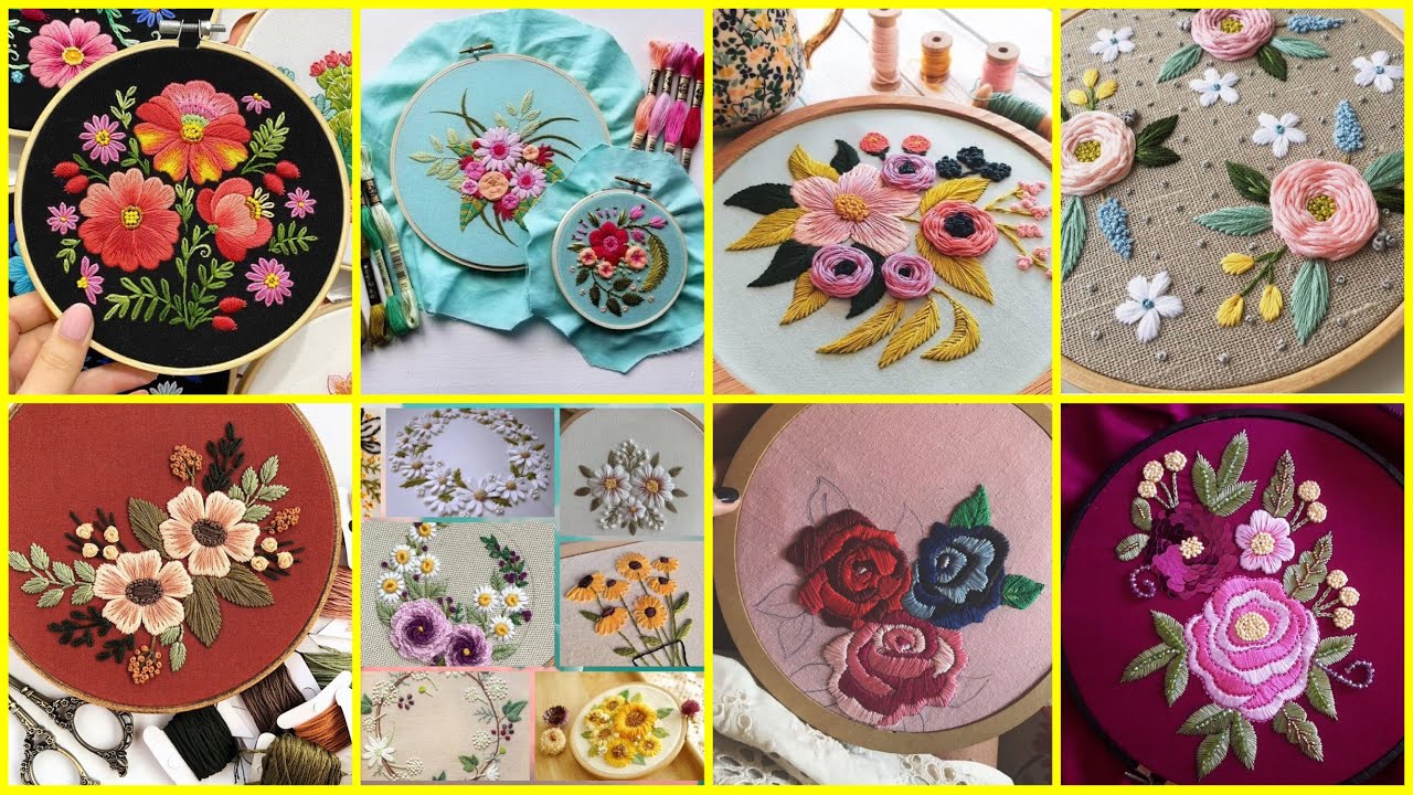 Latest hand embroidery for beginners / diy embroidery / hand embroidery ...