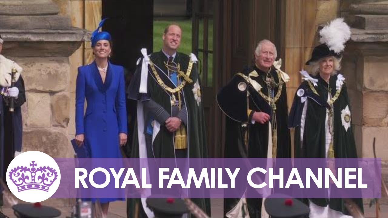 Royals Gather For Spectacular Red Arrows Flypast and National Anthem ...