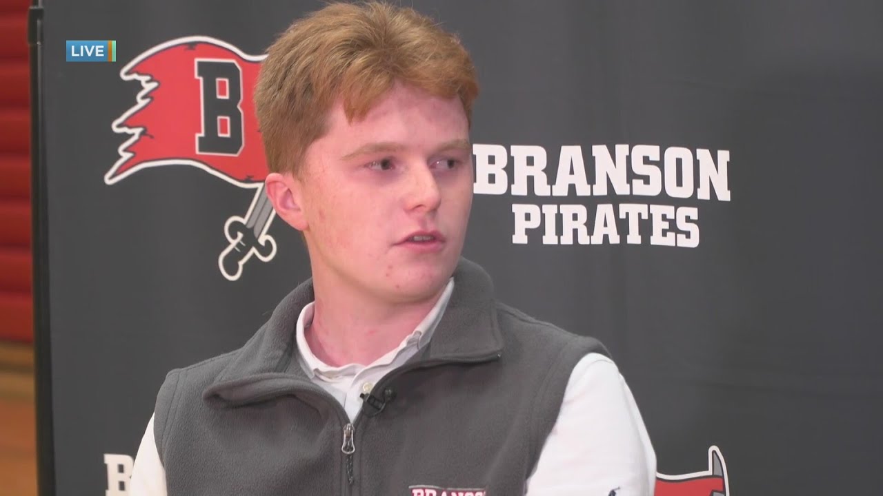 Ozarks Live Football Friday: Branson High School Mass Media - YouTube