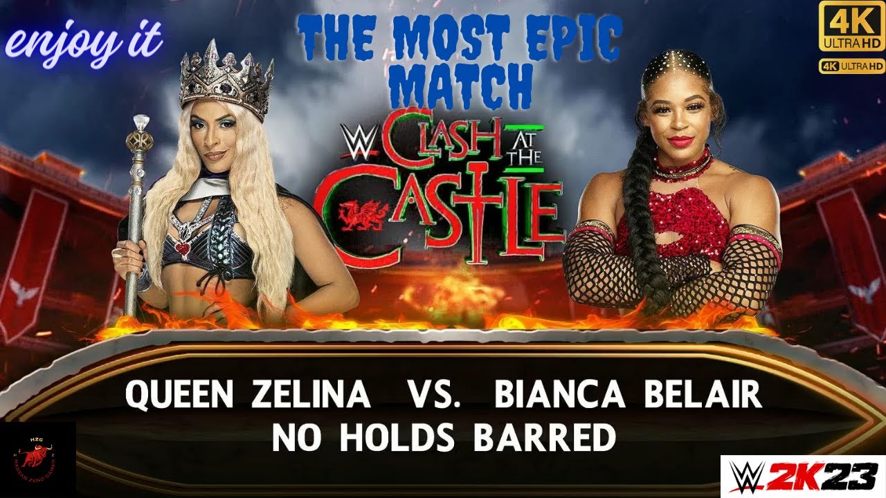 WWE 2K223 - THE MOST EIPC MATCH - QUEEN ZELINA VS BIANCA BELAIR - ENJOY ...