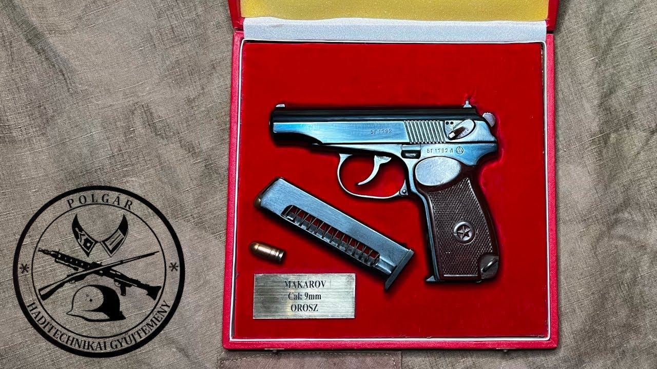 Makarov pisztoly szét-összeszerelése / Russian - Soviet Makarov pistol ...