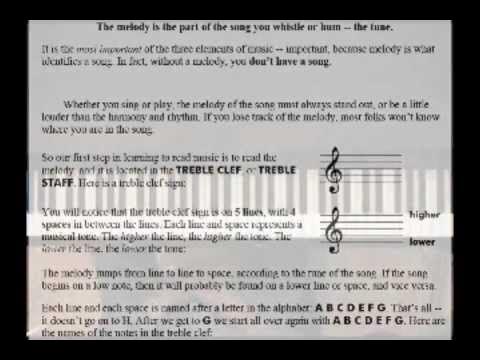 How To Read Music: A Quick 10 Minute Summary Of Reading Music - YouTube