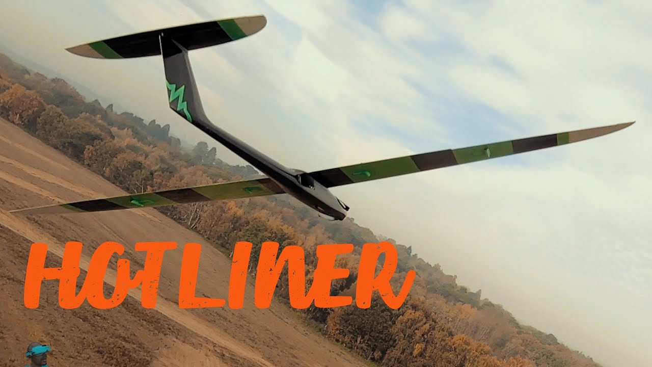 ROBBE AMPLITUDE HOTLINER (FPV Chase). Crazy Incredible fast glider ...