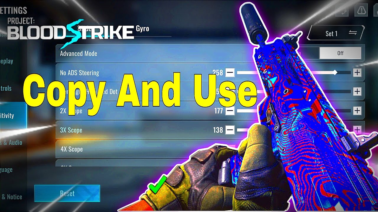 Bloodstrike Mobile Hack Sensitivity & Loadout | Copy And Use | Warzone Mobile - YouTube